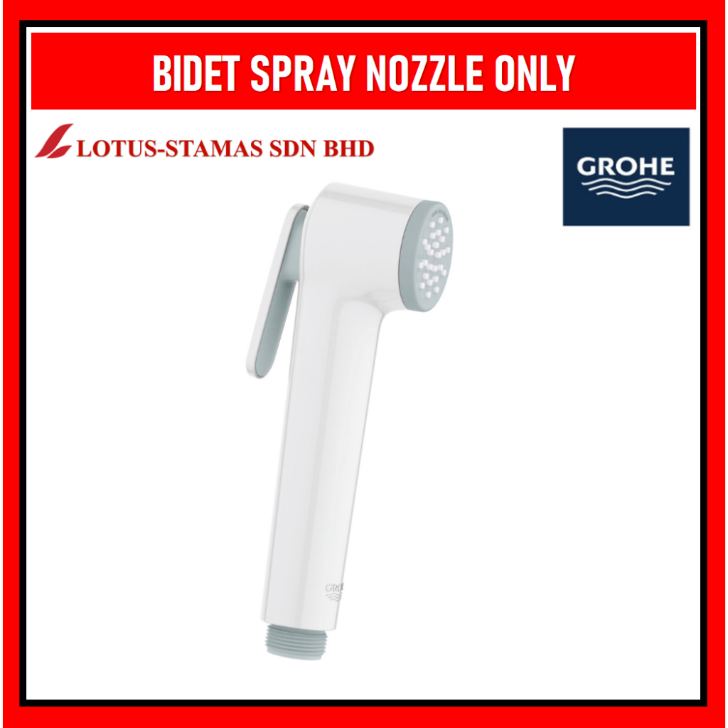 GROHE 28020L01 Tempesta-F Hand Bidet Trigger Spray | White | 1 Spray ...