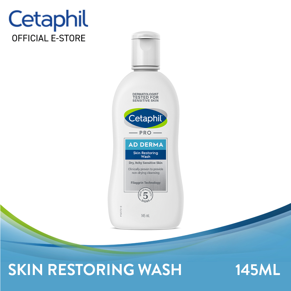 Cetaphil Pro AD Derma Skin Restoring Body Wash (145ml) | Shopee Malaysia