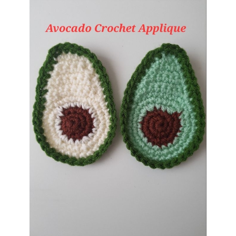 Avocado Crochet Applique (PREORDER) | Shopee Malaysia
