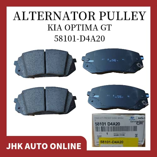 KIA OPTIMA GT DISC PAD FRT ORIGINAL PART 58101-D4A20 | Shopee Malaysia
