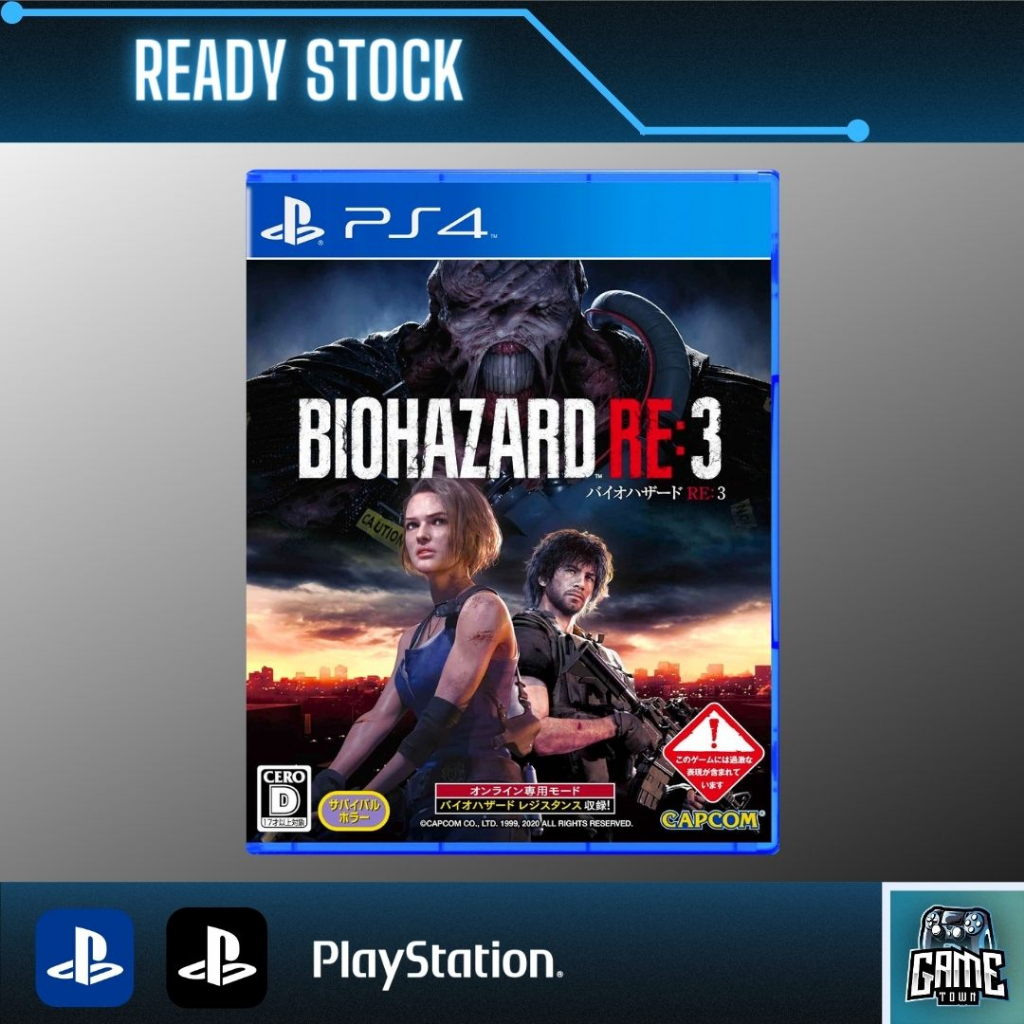 PS4 Resident Evil 3 Remake 生化危机 / 恶灵古堡 3 重制版 (English/Chinese Ver.) | Shopee Malaysia
