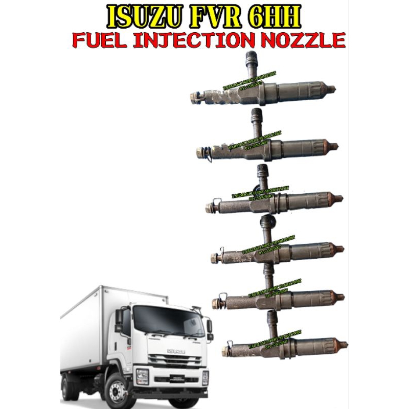 ISUZU FVR 6HH FUEL INJECTION NOZZLE UNTUK LORRY MIXER TRUCK TRAILER ...