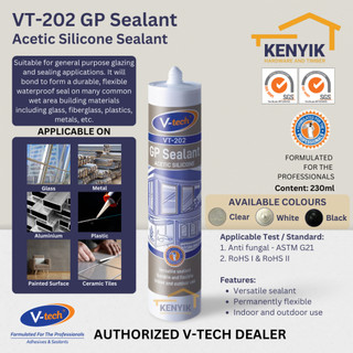 V-TECH Silicone / Acrylic / Adhesive Sealant (VT-202 | VT-226 | VT-230 ...