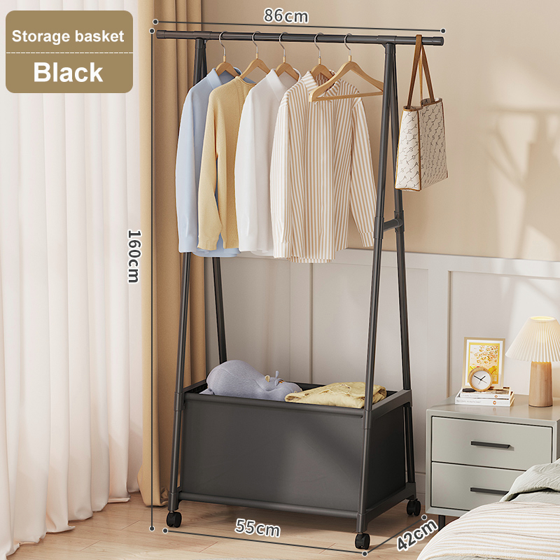 T02-Triangle Cloth Rack Multi-function Simple Clothes Hanger Storage ...