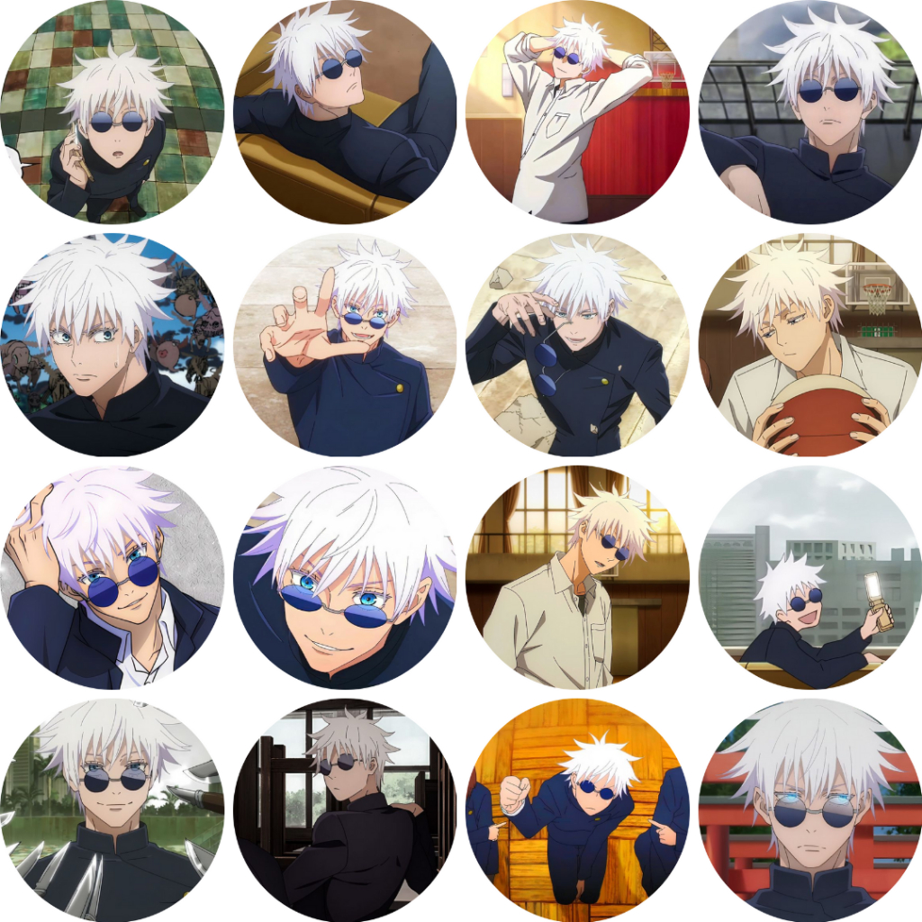 Jujutsu Kaisen Gojo Satoru Part 2 Button Badge 58mm | Shopee Malaysia