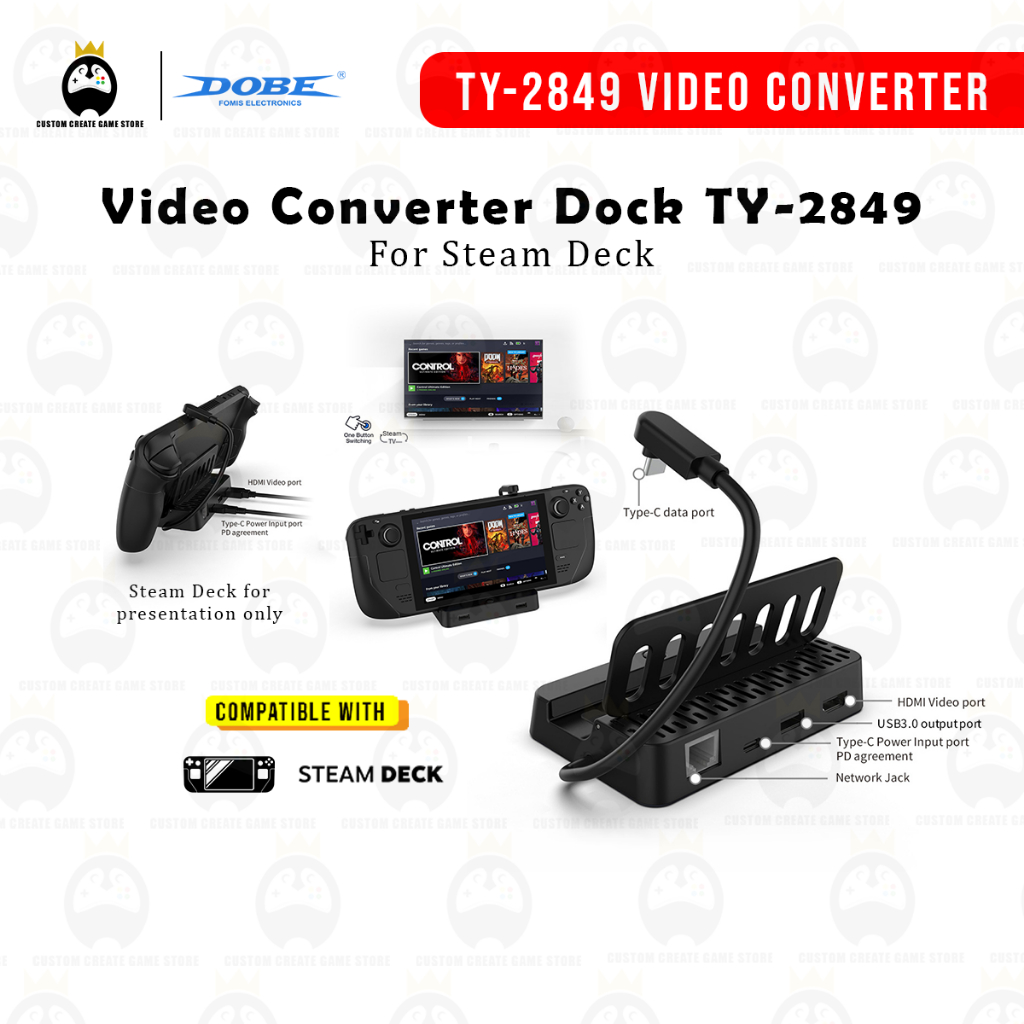 DOBE 4-in-1 Type-C Docking Dock Station USB Adapter with USB3.0 PD USB ...