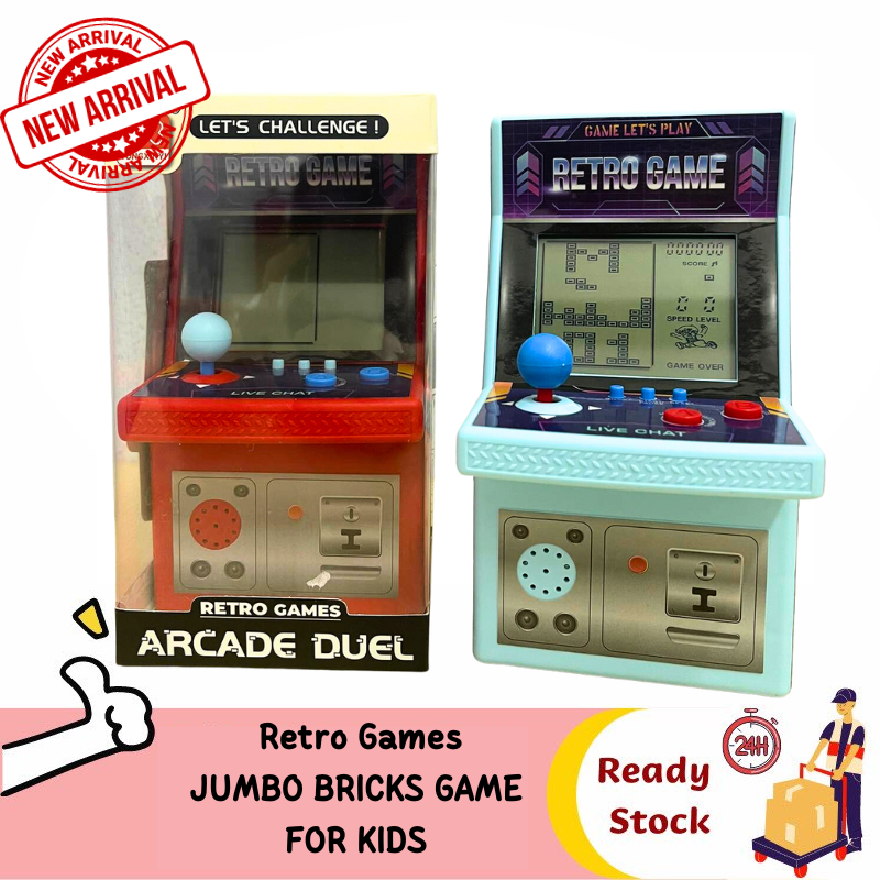 Retro Games Jumbo Bricks Games Toys for Kids (ready stock) | Shopee ...