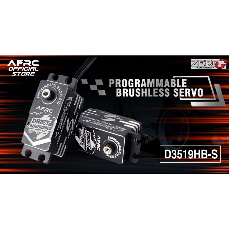 AFRC D3519HB-S Low Profile Programmable Brushless HV Servo & GYS-1 V3 ...
