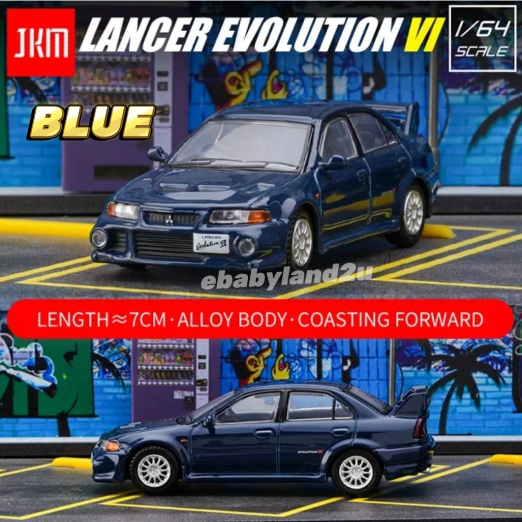 Scale 1:64 Die Cast Lancer Evo 1 Evo 2 Evo 3 Evo 4 Evo 5 Evo 6 Subaru ...