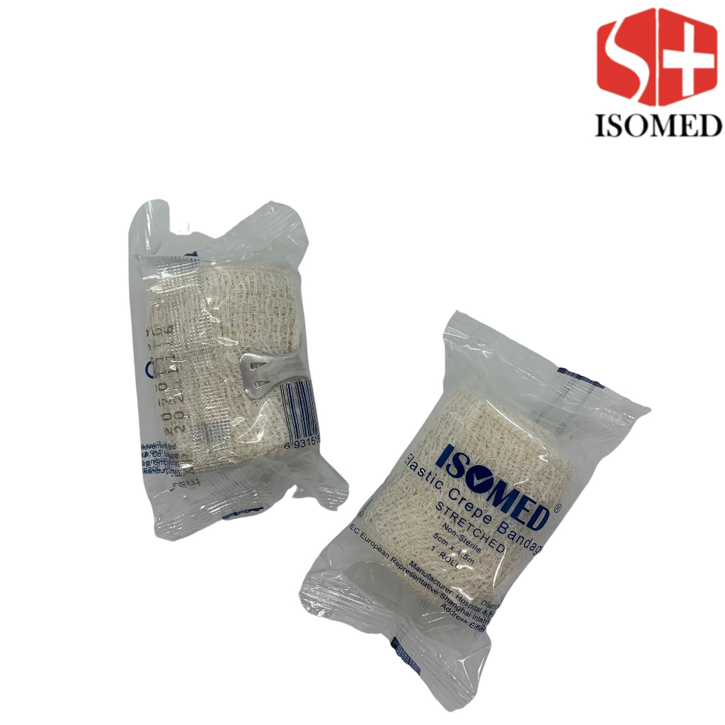 ISOMED Elastic Crepe Bandage (MDA Approved) 5cm / 7.5cm / 10cm / 15cm | Shopee Malaysia