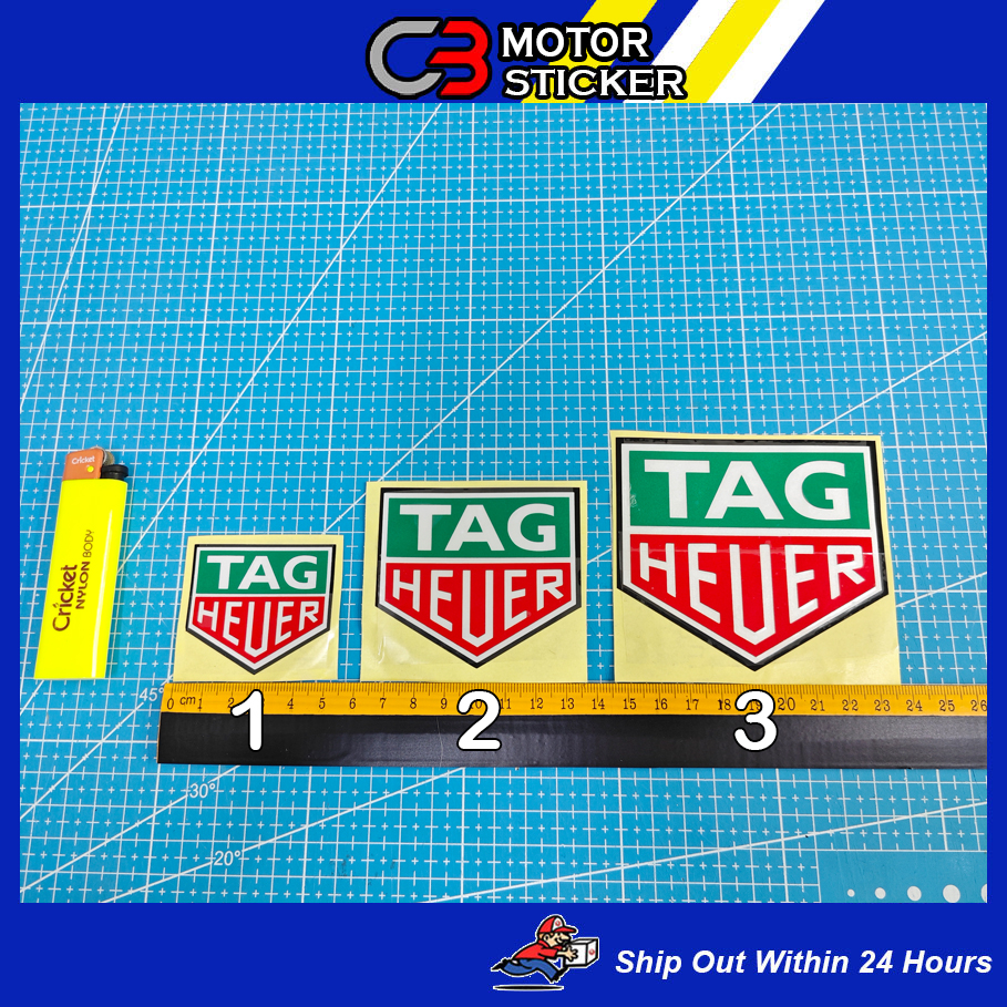 TAG HEUER STICKER CUTTING PANTUL CAHAYA / R68 | Shopee Malaysia