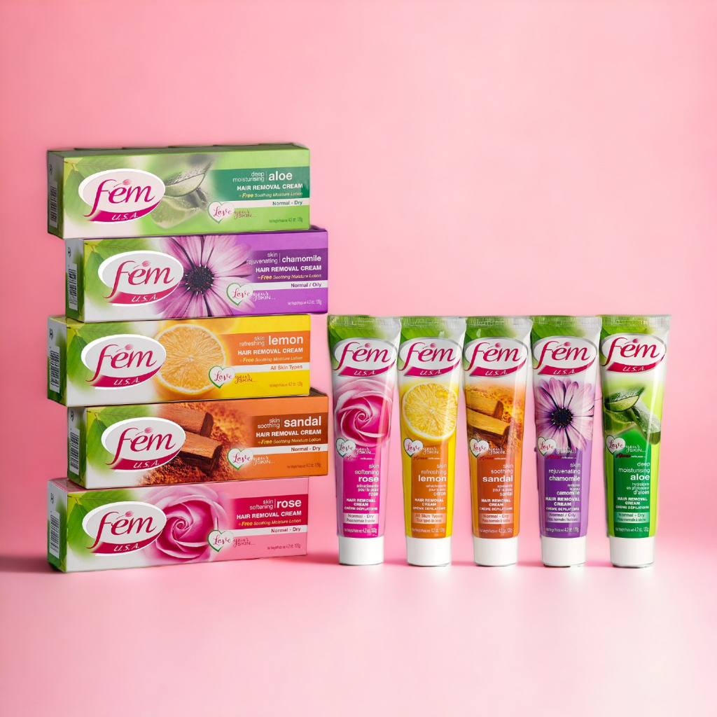 FEM U.S.A HAIR REMOVING CREAM 120GM | Shopee Malaysia