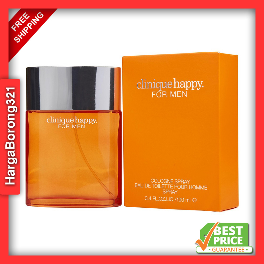 💯 (Ori) CIiniquee Happy For Men EDT Pour Homme 100ml (Daily Pos ...