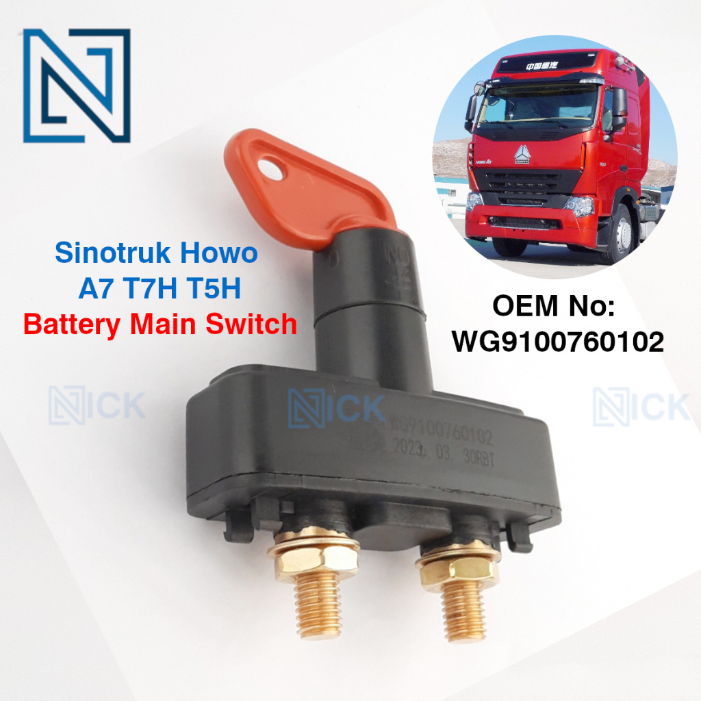 Sinotruk Howo A7 T7H T5G Battey Switch Main Power Switch WG9100760102 | Shopee Malaysia