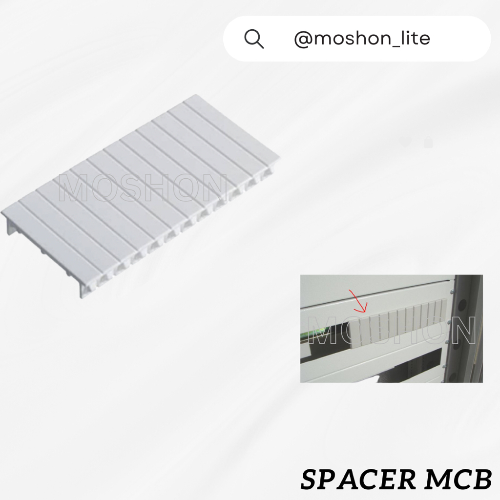 MCB DB Box Spacer / Pvc Module / MCB Blank Plate (white) | Shopee Malaysia