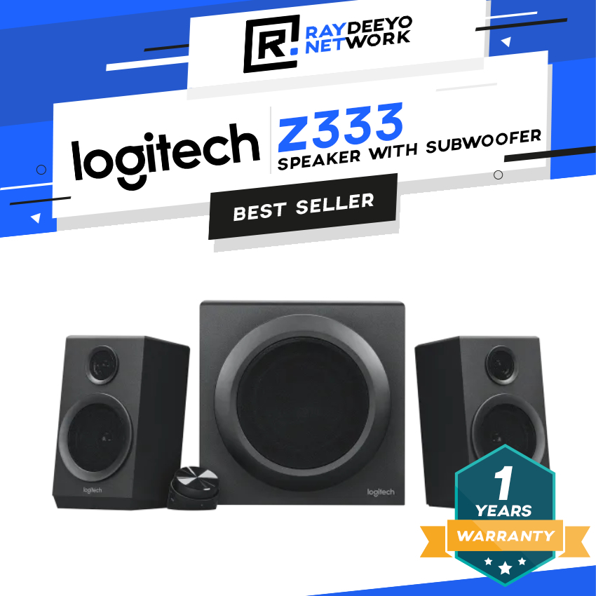 Logitech Z333 2.1 Speaker System with Subwoofer [80 Watts Peak/Strong ...