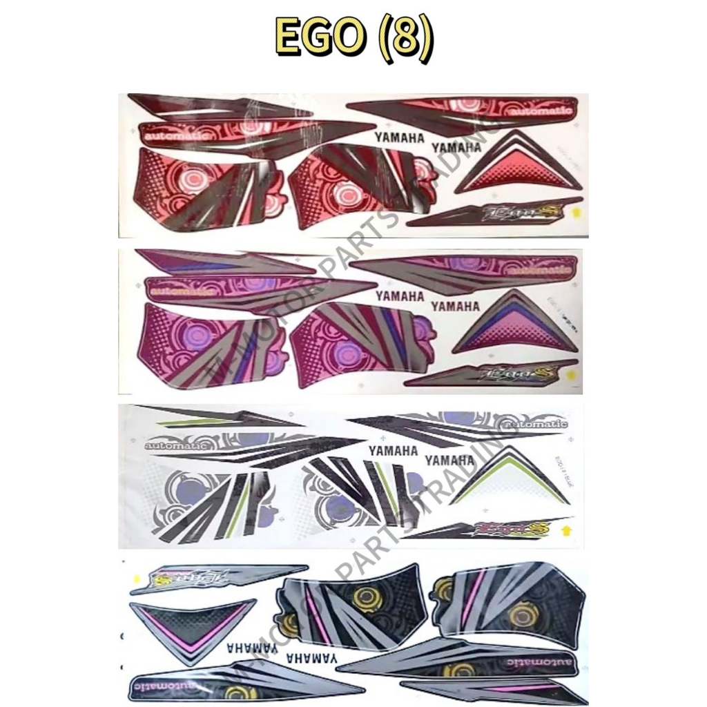 YAMAHA EGO (8) BODY STICKER | Shopee Malaysia