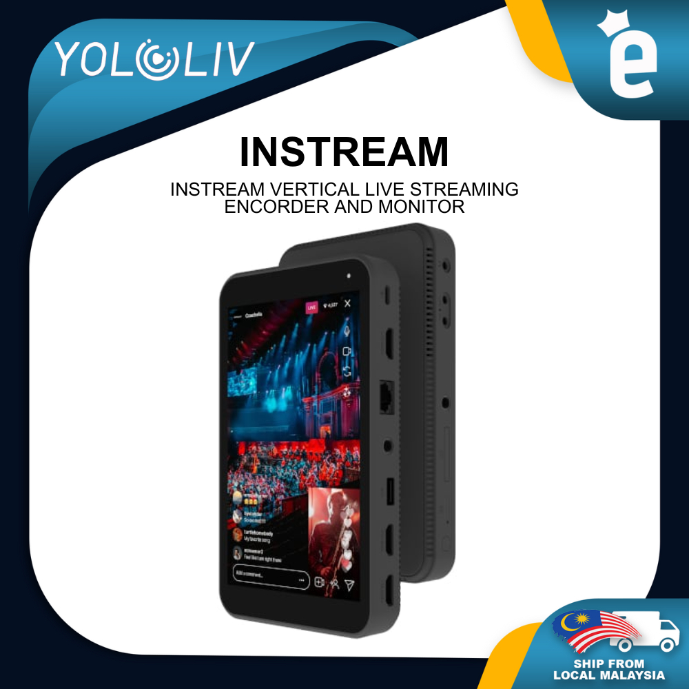 YoloLiv Instream Vertical Live Streaming Encoder and Monitor | Shopee ...