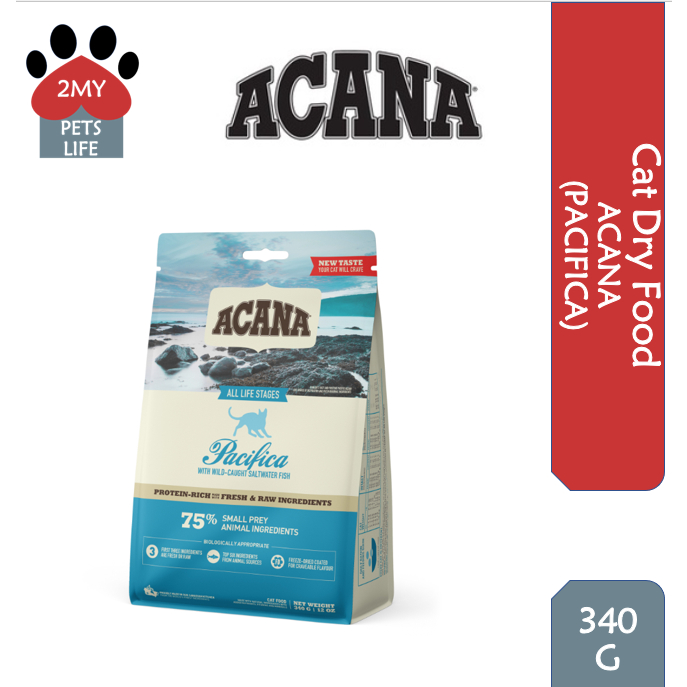 ACANA PACIFICA CAT WITH SALTWATER FISH CAT DRY FOOD 340G | Shopee Malaysia