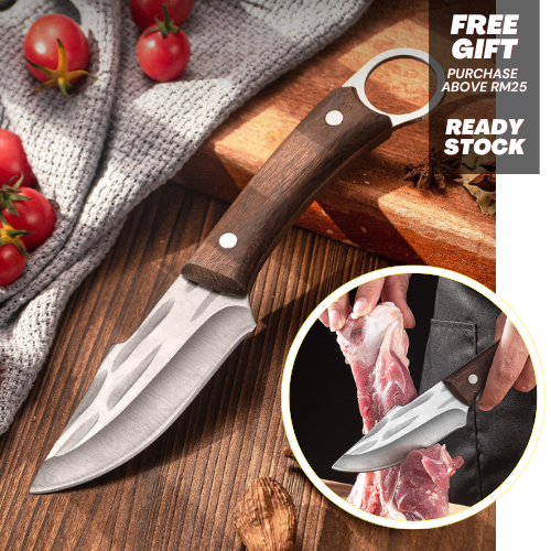 3 Layer Anti Rust Knife Japanese Butcher Knife Mongolian Stainless ...
