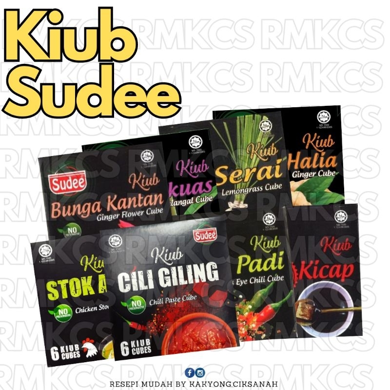 Sudee Kiub (6 Kiub) 54g-60g | Shopee Malaysia