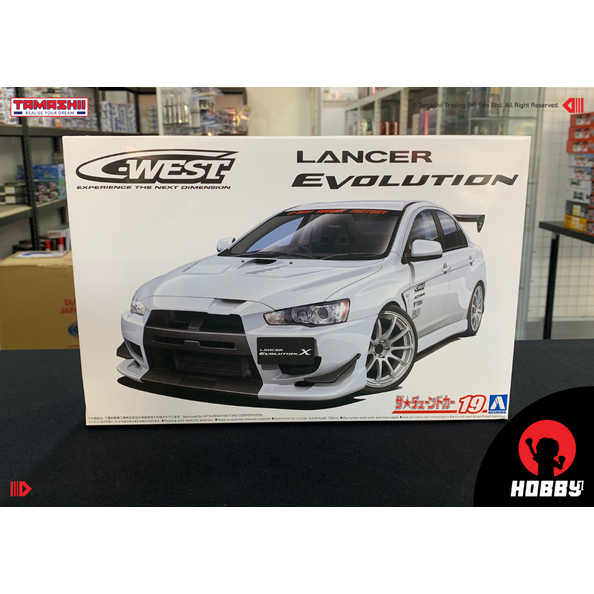Aoshima C-West CZ4A Lancer Evolution X `07 (Mitsubishi) (Scale 1/24 ...