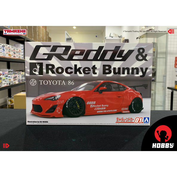 Aoshima ZN6 Toyota86 `12 Greddy & Rocket Bunny Enkei Ver. (Toyota) (Scale 1/24) | Shopee Malaysia