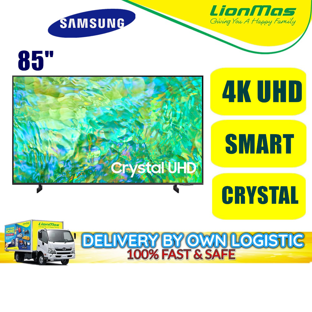 SAMSUNG 85" Crystal UHD 4K SMART LED TV UA85DU8000KX XM | Shopee Malaysia