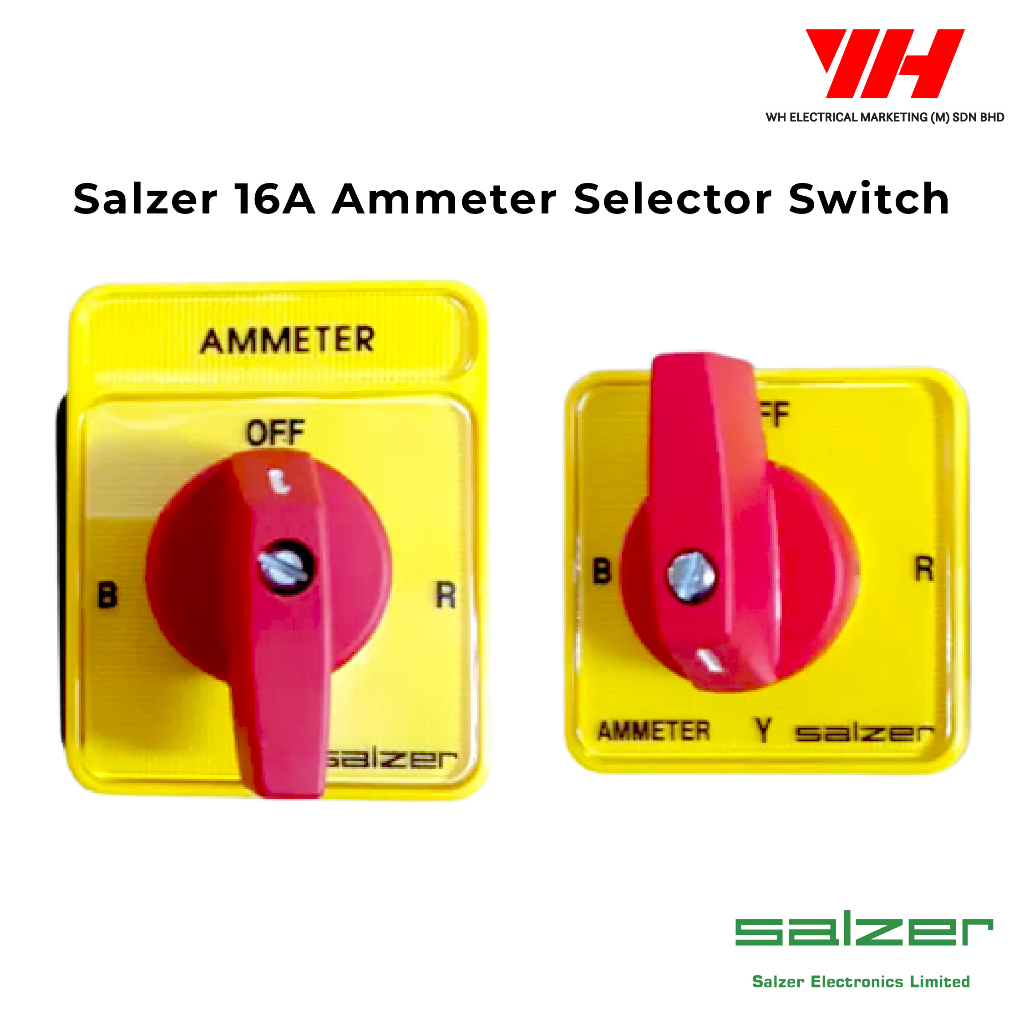 Salzer 16A Ammeter Selector Switch | Shopee Malaysia