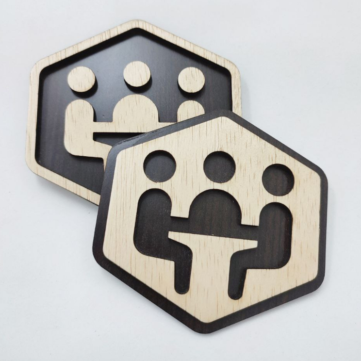 (Top Craft) Papan Tanda Pintu Bilik Mesyuarat Meeting Room Wood Signage ...
