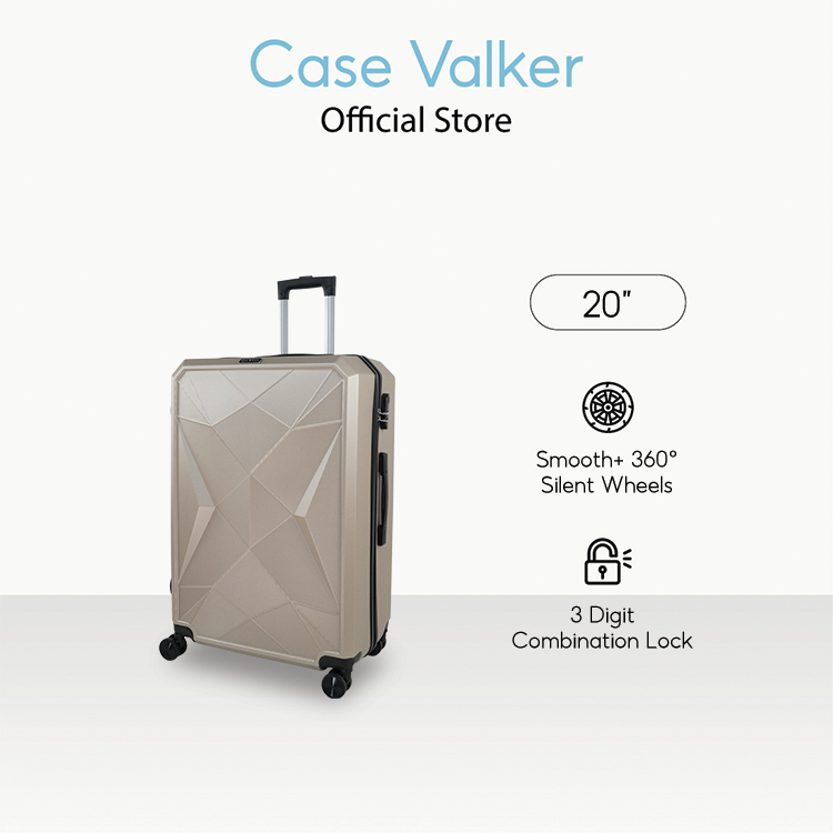 Case Valker 20" Carja ABS Hard Case Luggage (20") Beg Bagasi | Shopee ...
