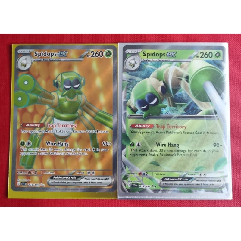 Pokémon TCG[set]🔥 - Spidops ex #223/198-#019/198 | Shopee Malaysia