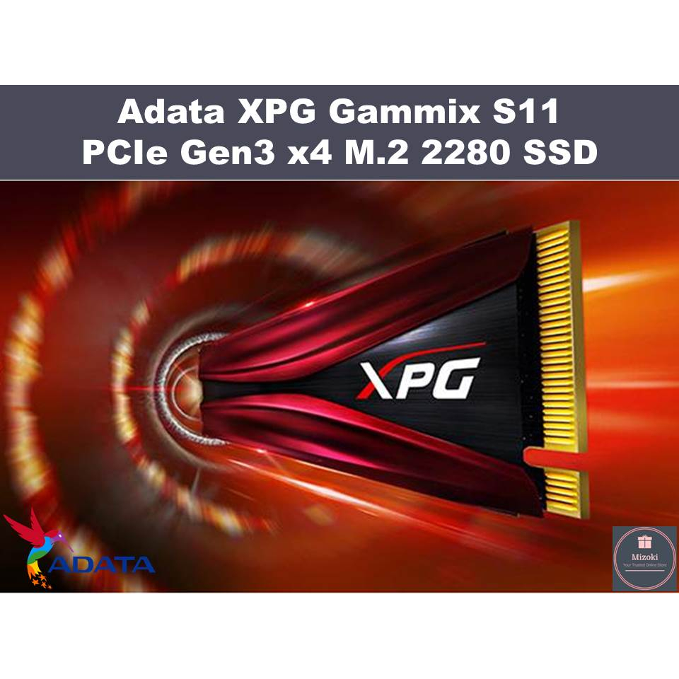 Adata XPG Gammix S11 480GB PCIe Gen3 x4 M.2 2280 SSD | Shopee Malaysia