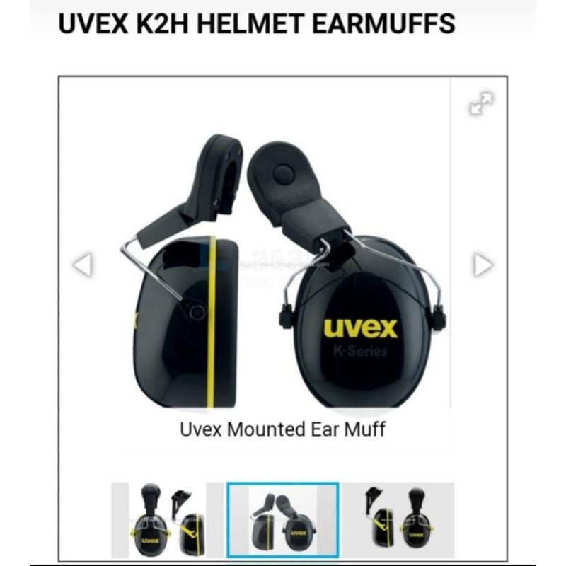 3M UVEX K2H X4P51E PELTOR Helmet Attached Safety Earmuff/ 3M H-800 ...