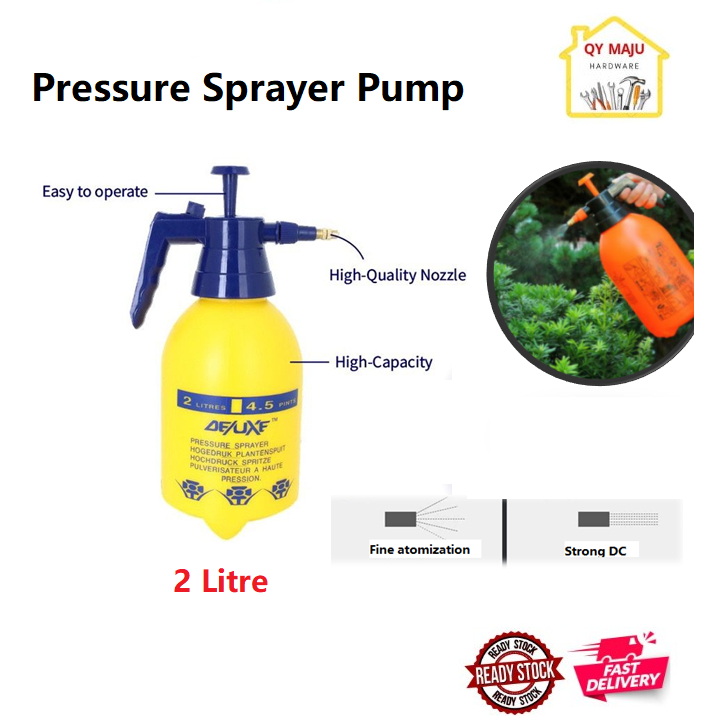 Pressure Sprayer Pump 2 LITER Multipurpose Sprayer Pam Racun Hand Pump ...