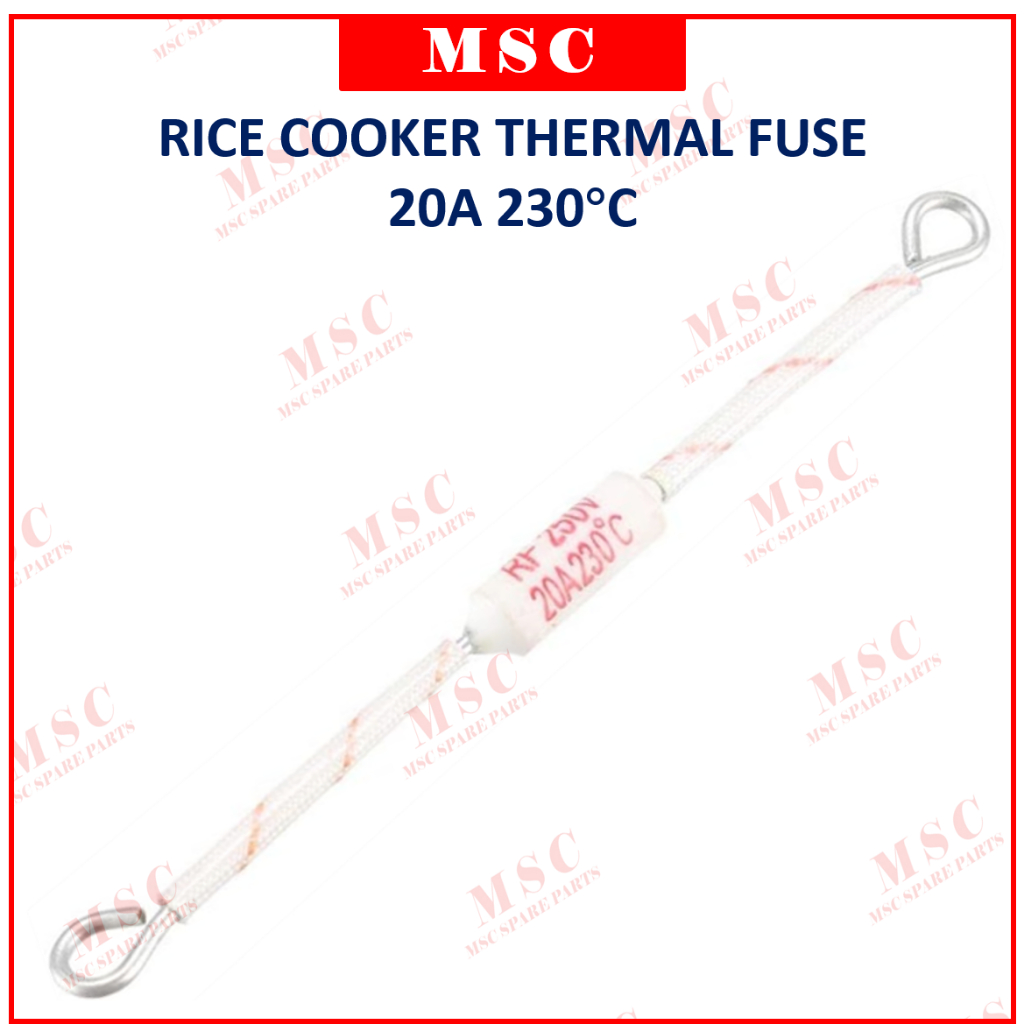 RICE COOKER TEMPERATURE THERMAL FUSE 250V 20A 230°C THERMAL FIUS PERIUK ...