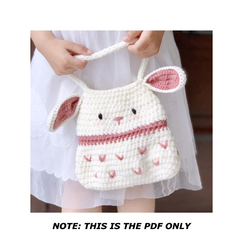 [E-PDF] Crochet Amigurumi Pattern | Cute Bunny Bag | Shopee Malaysia