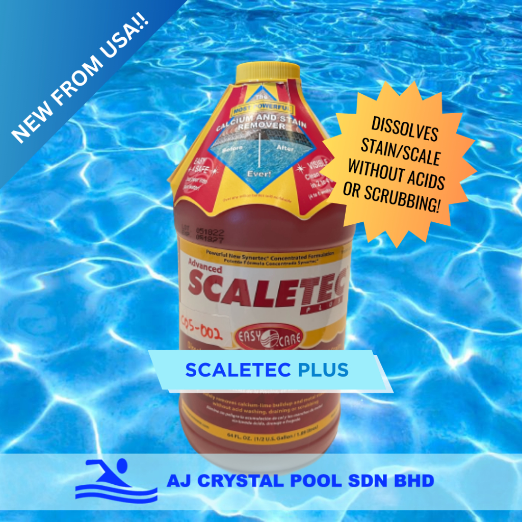 SCALETEC PLUS® (Pembersihan kimia untuk kegunaan kolam renang) (用于游泳池的 ...
