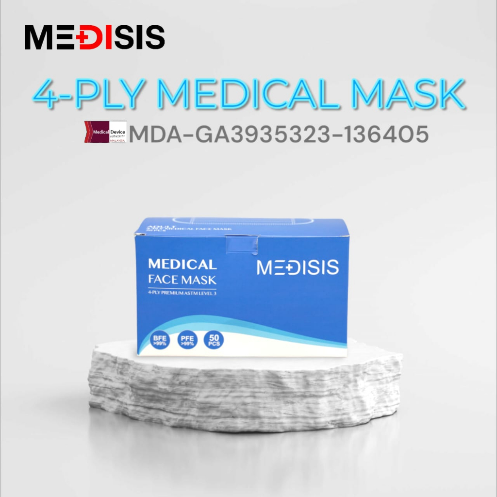 【MEDISIS 】🔥UPGRADED🔥3 PLY & 4 PLY Medical Mask High Protective Mask ...