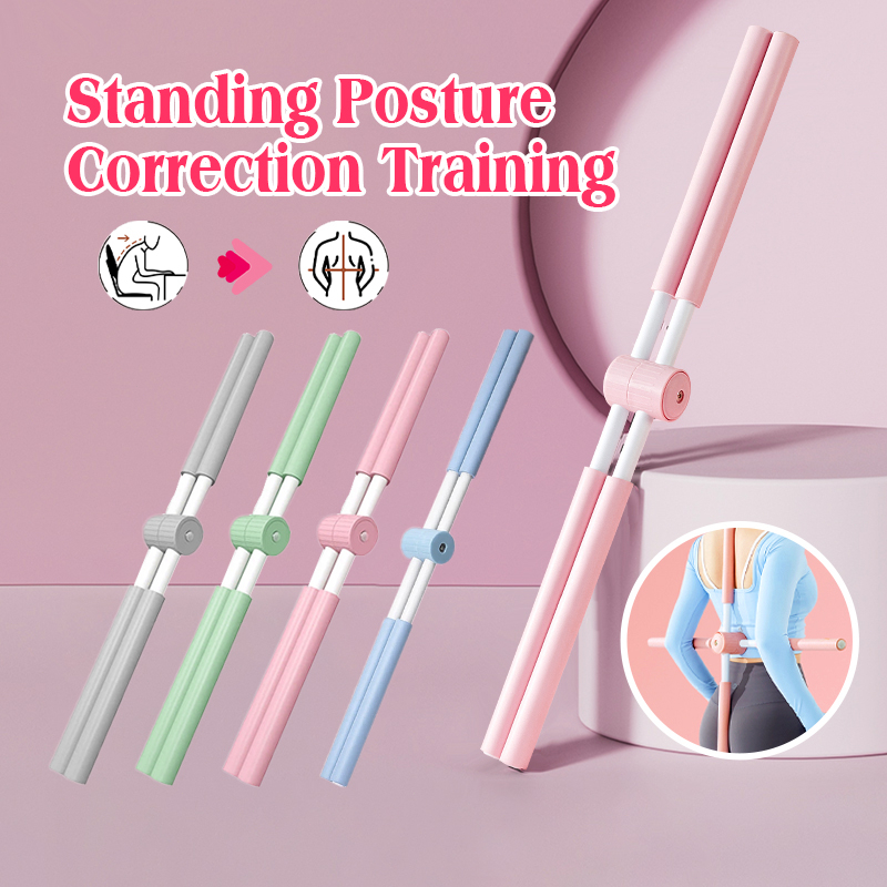 Fitness Yoga Pilates Bar stick Yoga Pilates Posture Corrector Stick For ...