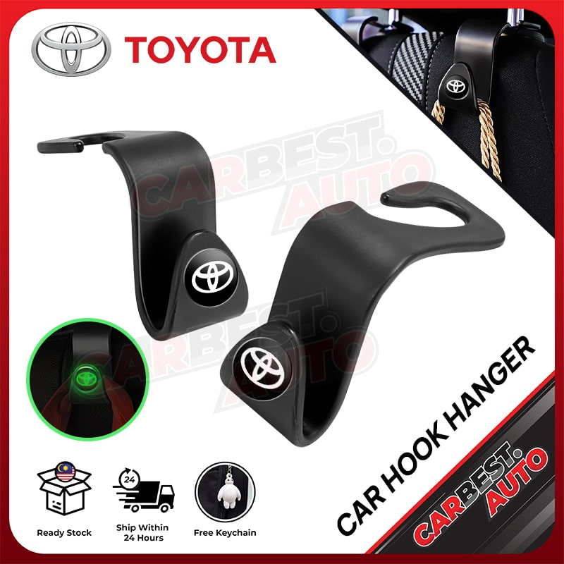 Toyota Vios Veloz Yaris Altis Hilux Car Luminous Headrest Hook Hanger ...