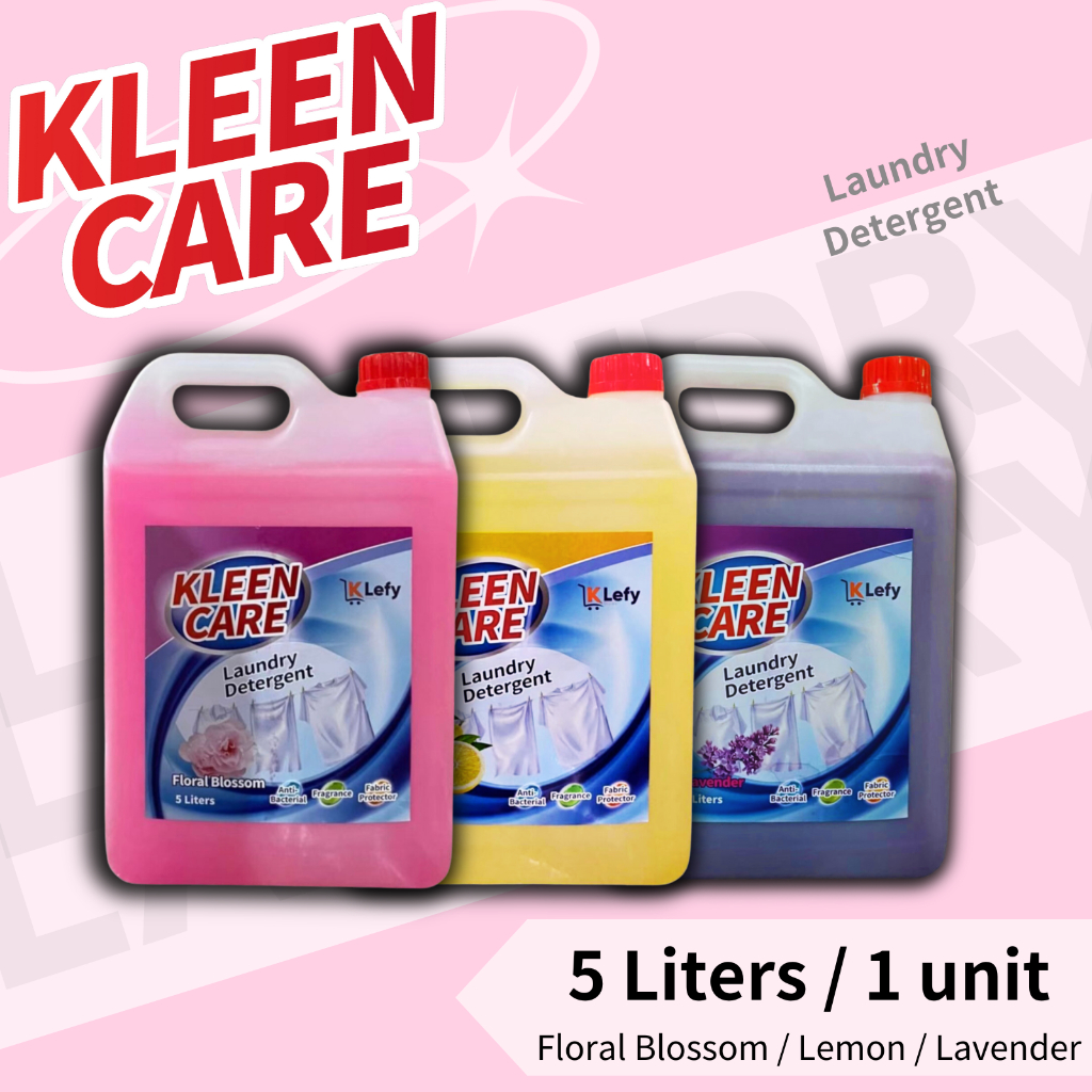 KleenCare SABUN DOBI WANGI+PELEMBUT+ANTIBAKTIRIA 5KG LIQUID LAUNDRY ...