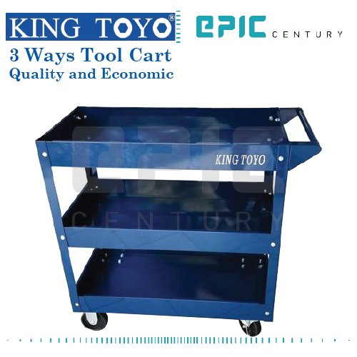 Kingtoyo Heavy Duty 3 Layer Tool Trolley (Kt-Tc301) | Shopee Malaysia