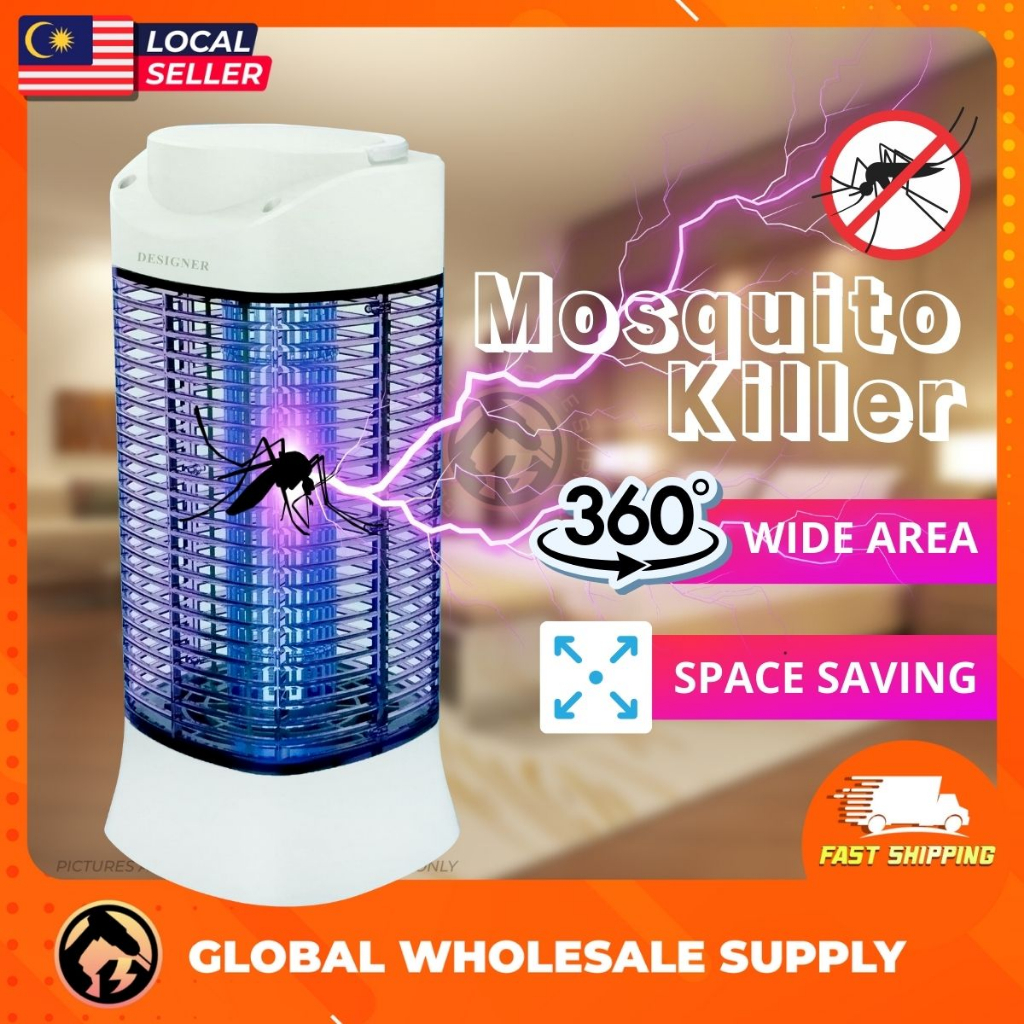DESIGNER DF-38 10W LARGE Electronic Mosquito Killer Lamp Indoor Flying ...