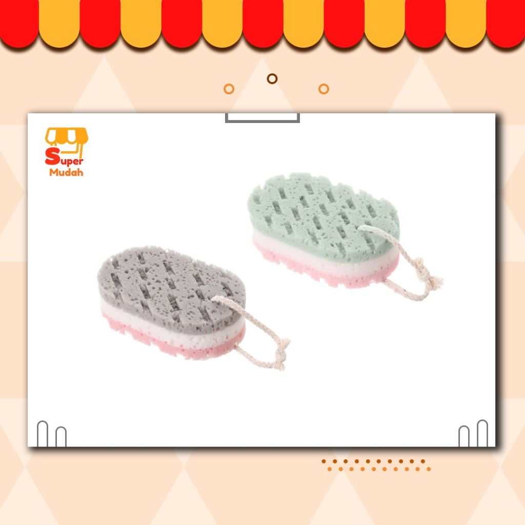 Span Mandian Yang Lembut Scrub Badan Pengelupasan Span Mandi ...
