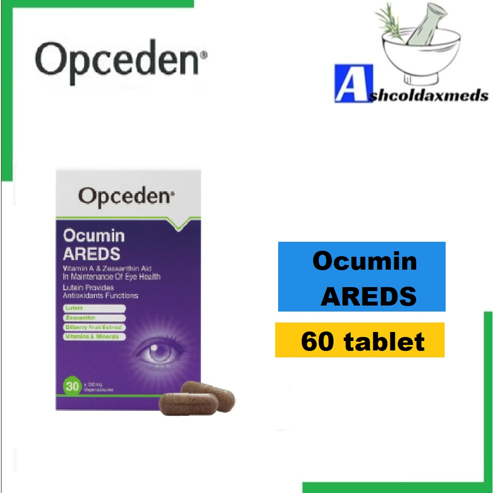 Opceden Ocumin Areds 330mg x 30's EXP12/2026 | Shopee Malaysia