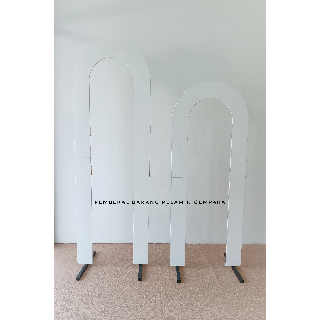 Wood Panel Backdrop Kayu Photobooth Wedding Frame Marriage Party DIY l ...