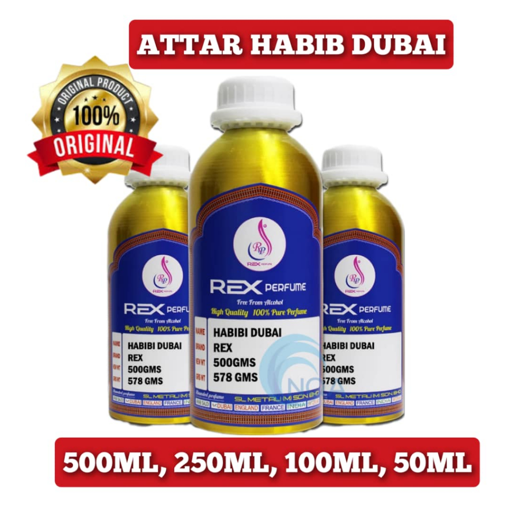 MINYAK WANGI PATI HABIBI DUBAI ATTAR ASLI TANPA ALCOHOL UNISEX ORIGINAL ...