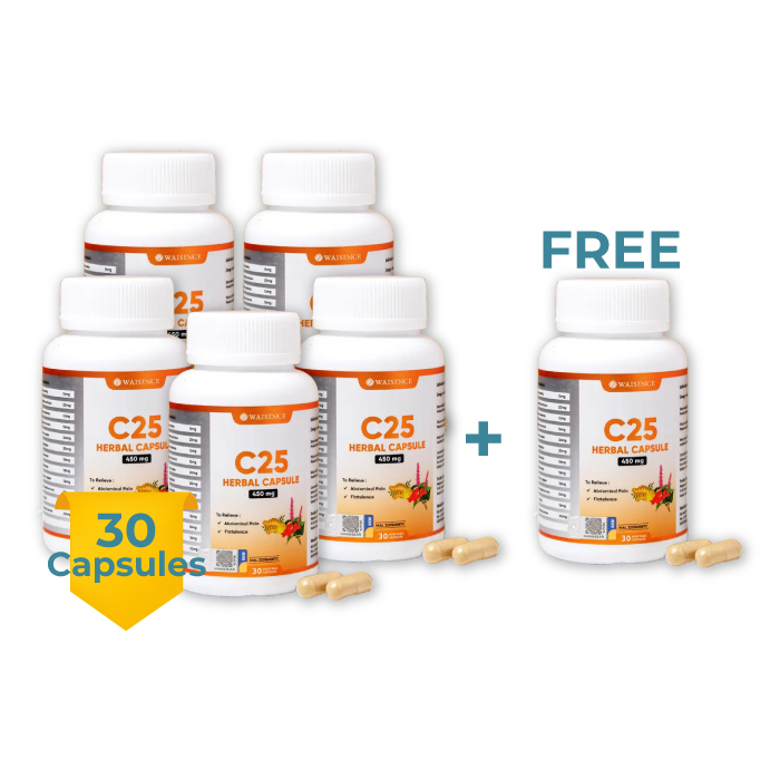 Waisence C25 Herbal Capsule 450mg 30s (Min 6 Months Expiry) Adult ...