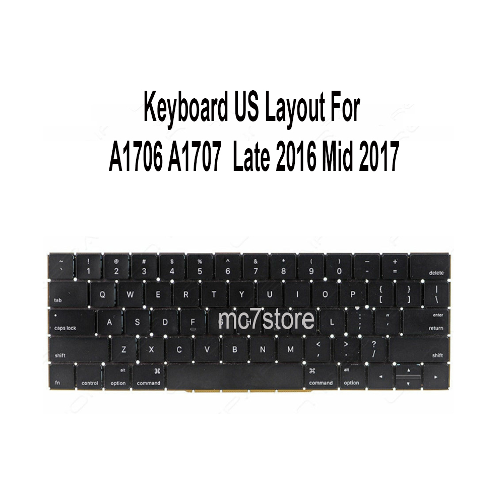 Keyboard A1706 A1707 US UK Layout For Model A1706 A1707 Late 2016-Mid ...